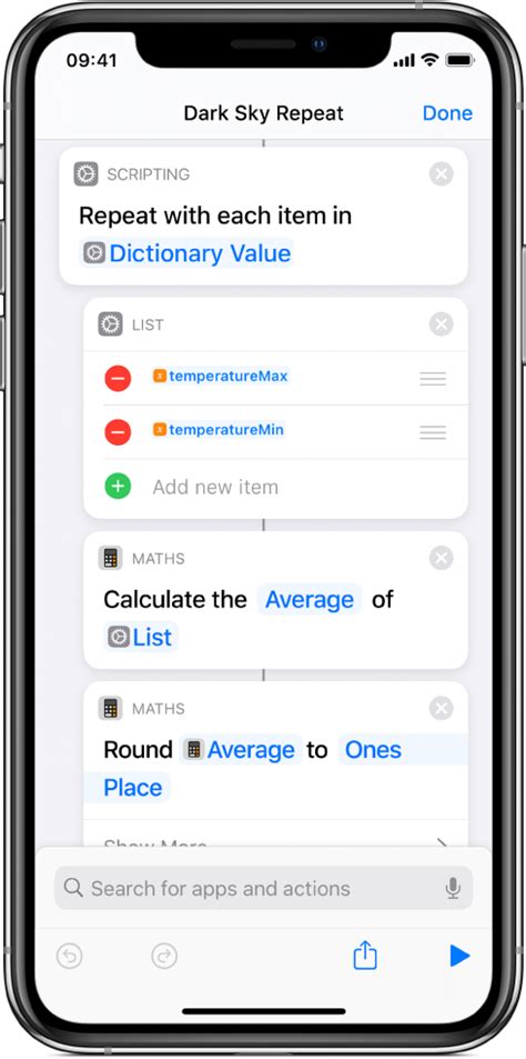 Handling Lists Using The Repeat With Each Action In Shortcuts Apple