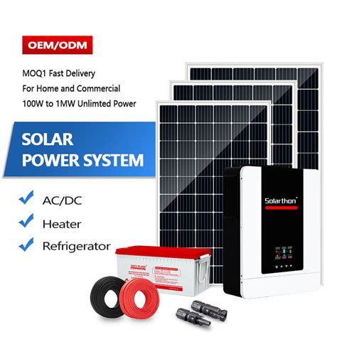 Solarthon Stackable Energy Storage 48v Inverter Wind Turbine Solar