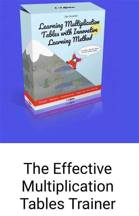 Learn The Multiplication Table With Innovative Learning Method And Videos Learning Methods