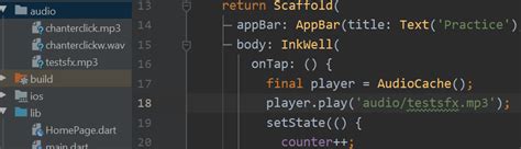 Flutter Audio File Not Recognised · Issue 68850 · Flutterflutter