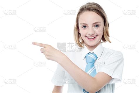 可爱的 女孩 背面视角 商务 美 青少年 留白 水平画幅 美人 白人