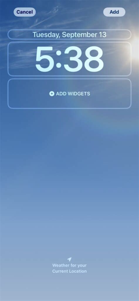How To Set Weather Lock Screen On Iphone Ios Tutorial