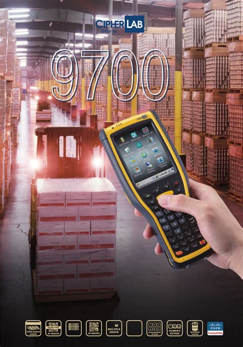 Bruksanvisning CipherLab CP 9700 4 Sidor