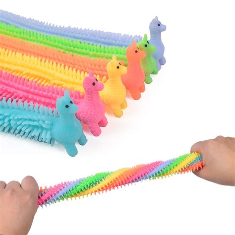 Wholesale Tpr Sensory Stress Relief Toys Decompression Alpaca Pull Stretchy String Alpaca