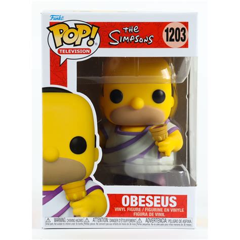 The Simpsons Obeseus 1203 Funko Pop Television Vinyl Figure Pristine Auction