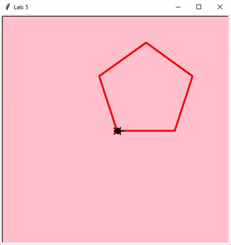 Pentagoni Programmare Con Python Turtle
