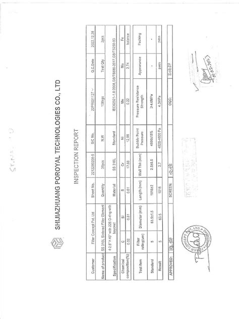 Filtermedia 5 Mic Sintered Multilayer Wire Mesh Pdf