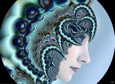 Fractal Woman Fractals Women Art