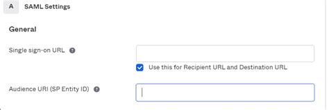 Audience Uri And Sso Url In Okta For Saml2 · Issue 71 · Openunison