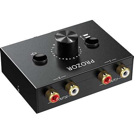 Nobsound Babe Bear MC IN OUT XLR Balanced RCA Stereo Converter Audio Selector Splitter