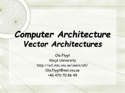 Ppt Computer Architecture Vector Architectures Powerpoint Presentation Id7079215