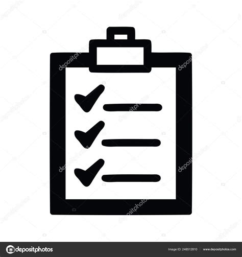 목록 표를 살펴보라 스톡 벡터 ©lineartestpilot 248512810