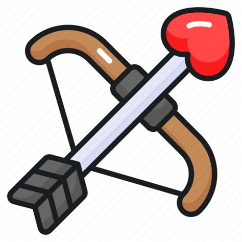 Cupid Arrow Bow Heart Love Romance Valentine Icon Download On Iconfinder