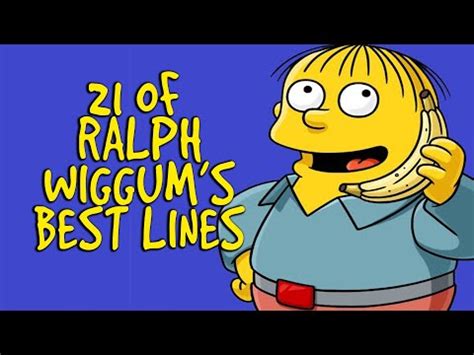 21 Of Ralph Wiggums Best Lines From The Simpsons Youtube