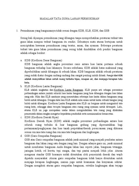 Masalah Kdb Klb Kdh Dan Gsb Pdf