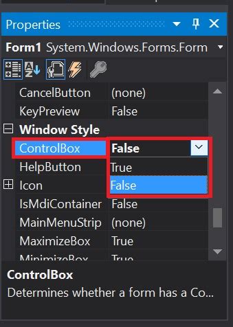 MENGHILANGKAN FUNGSI CLOSE MAXIMIZE MINIMIZE DI VB NET Panduan Pemrograman Visual Basic