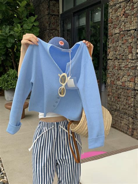 10color 여성 봄 비비드컬러 라운드 슬릿넥 크롭 니트 그린 핑크가디건