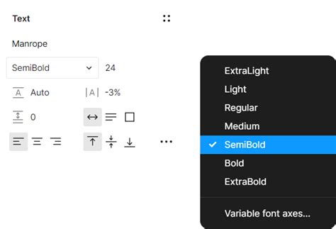 Typography Figma Component Pagedone
