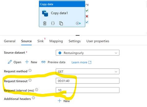 Error While Copying Rest Api To Storage In Json Microsoft Qanda