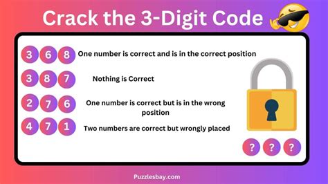 Crack The Code Puzzles With Solutions Puzzlesbay