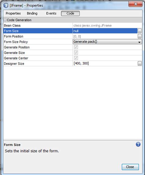 Jframe Form Position Center Java Netbeans Menengahkan Frame Ke Tengah Layar Java Netbeans