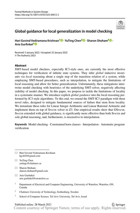 pdf global guidance for local generalization in model checking