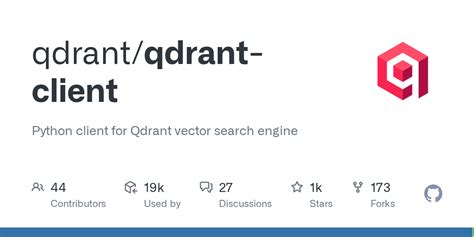 Github Qdrantqdrant Client Python Client For Qdrant Vector Search Engine