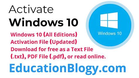 Download Windows 10 Activator Txt Cmd For All Versions Mitu Bhai Posted On The Topic Linkedin