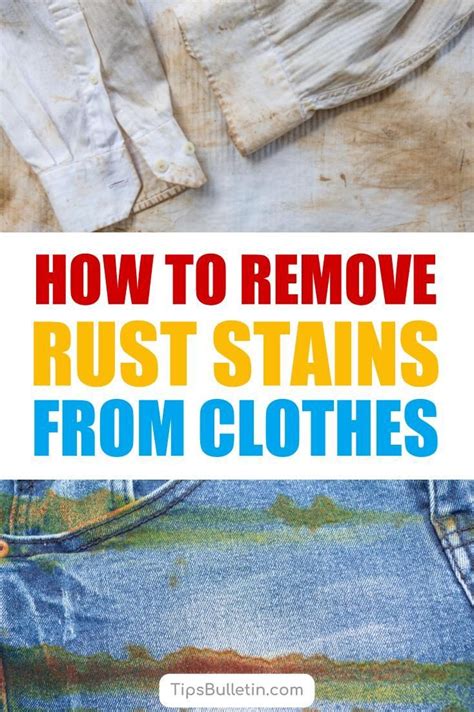 Clean Rust Stains Artofit