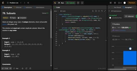 Umang Kumar On Linkedin 100daysofcode Java Leetcode Backtracking Subsets 100daysofcode
