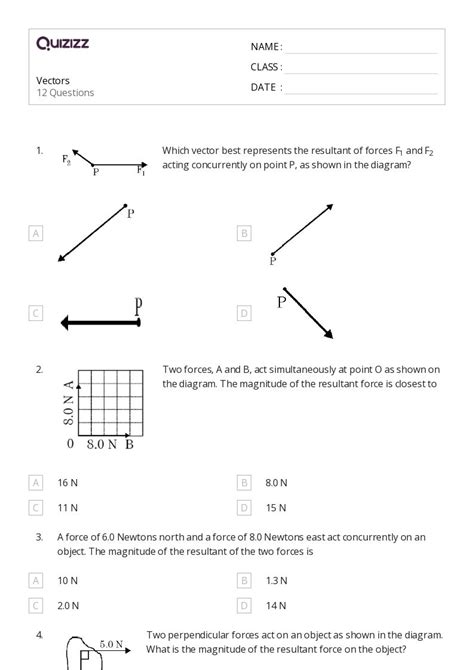 Free Physics Vector Worksheet Download Free Physics Vector Worksheet Png Images Free