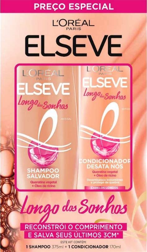 Kit Elseve Loréal Paris Longo Dos Sonhos Essential Duo Beleza Na Web