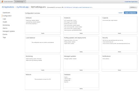 Aws Elastic Beanstalk How To Create A New Web App