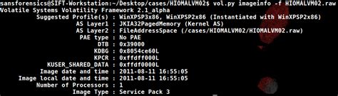 Holisticinfosec™ Toolsmith Memory Analysis With Dumpit And Volatility