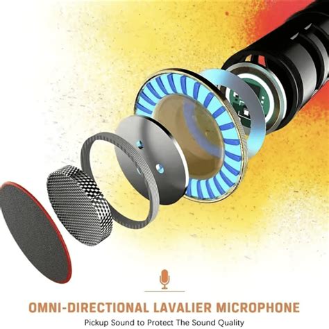 Suitable For Live Clip On Microphone Type C Digital Chip Recording