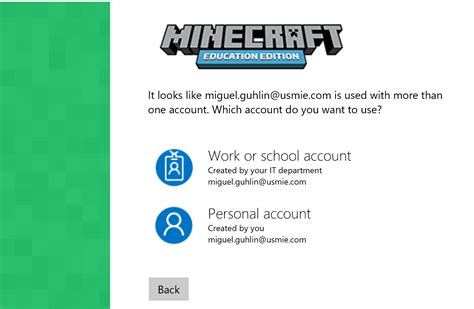 Logging Into Minecraft Education Edition Minecrafted Around The Corner