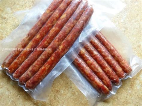 Колбаски копченые Рыбацкие | Колбаска, Еда