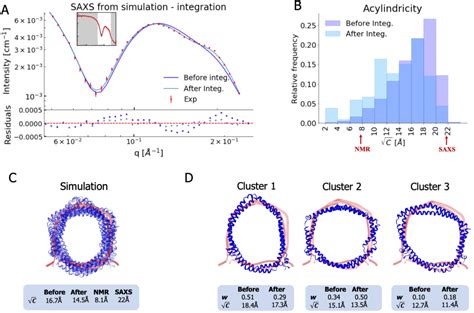 Figure 3 From Structure And Dynamics Of A Nanodisc By Integrating Nmr Saxs And Sans Experiments