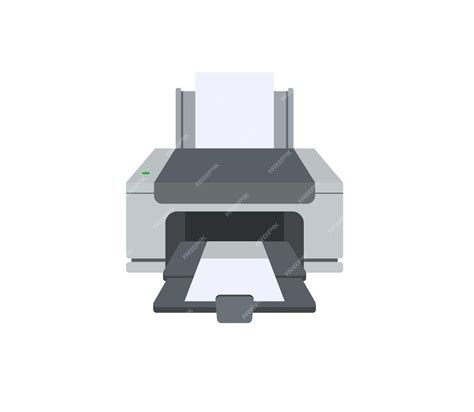 프린터 벡터 격리 아이콘입니다 이모티콘 그림입니다 프린터 벡터 이모티콘 프리미엄 벡터