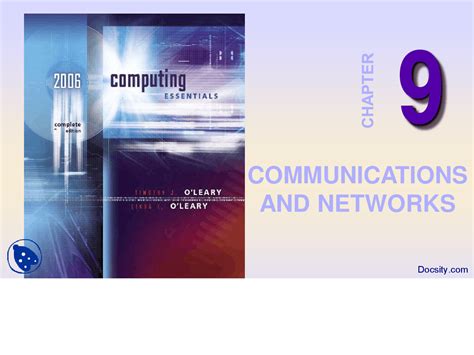 Communication And Networks Information Technology Lecture Slides Docsity