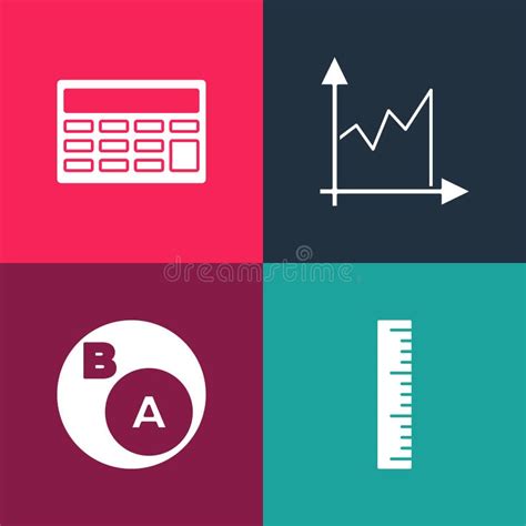 set pop art ruler subsets math a is subset of b graph schedule chart diagram and