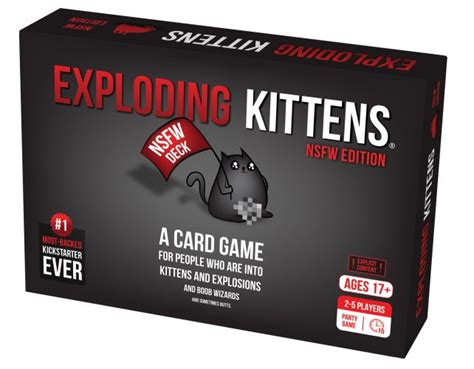 Exploding Kittens NSFW Board Game Asmodee Nordics