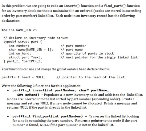 Solved In This Problem We Are Going To Code An Insert Chegg Com