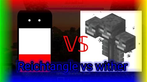 Reichtangle Vs Wither Battle In Minecraft Youtube