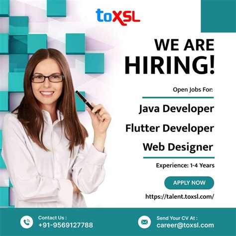 Toxsl Technologies Pvt Ltd Is Hiring For Various Profiles Apply