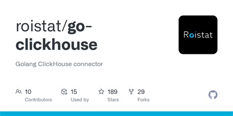 Github Roistatgo Clickhouse Golang Clickhouse Connector