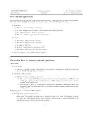 Tutorial Answers Pdf COMP COMP Semester Tutorial Questions Tutorial The
