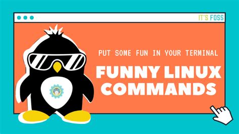 13 Amusing Funny Linux Commands