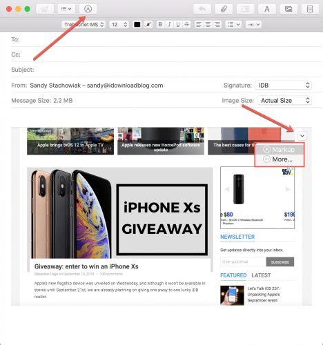 How To Markup And Annotate Email Attachments In The Mail App On Mac