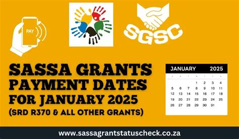 SASSA January Grant Payment Dates Collect Yours